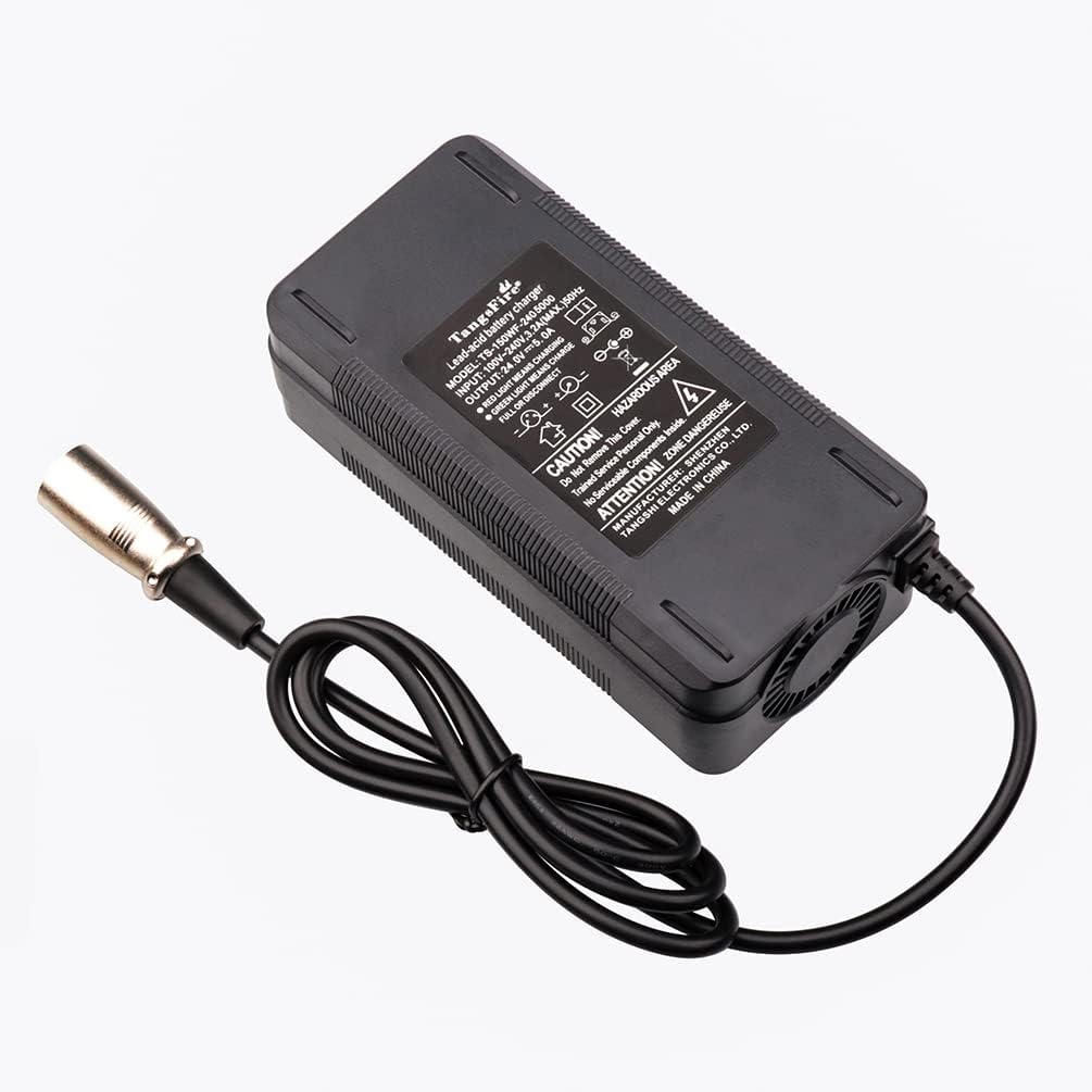 aunstarwei 24V 4A 96W XLR Mobility Battery Charger for Jazzy Power ...