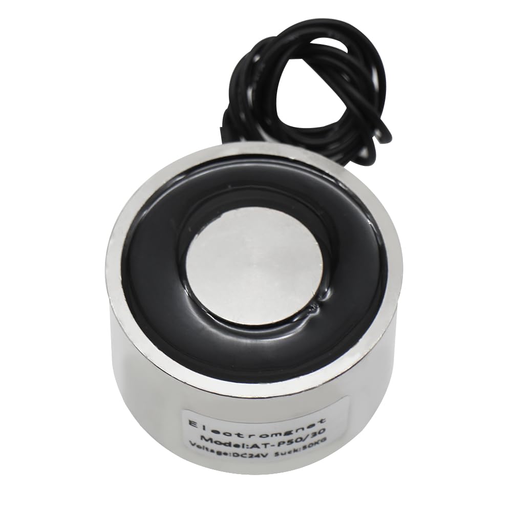 Snapklik.com : 50 X 30mm-DC24V Suck:50KG Solenoid Lifting Cylinder ...