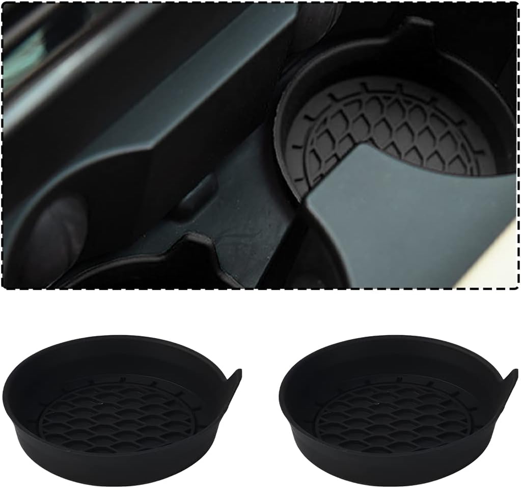 Amazon.com: zipelo 2 Pack Cup Holder Coaster, 3.1" Silicone Insulation ...