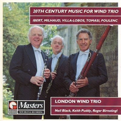 20th Century Music for Wind Trio : LONDON WIND TRIO (trio), IBERT ...