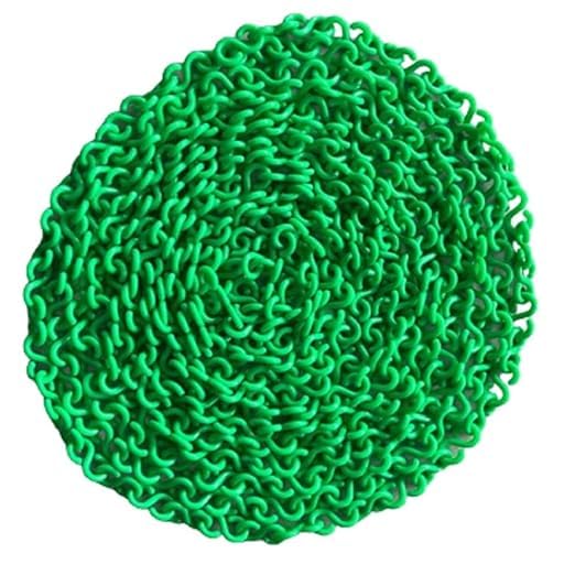 ETSHandpro 10Mtr 7MM Thick Plastic Safety Barrier Chain Green for ...