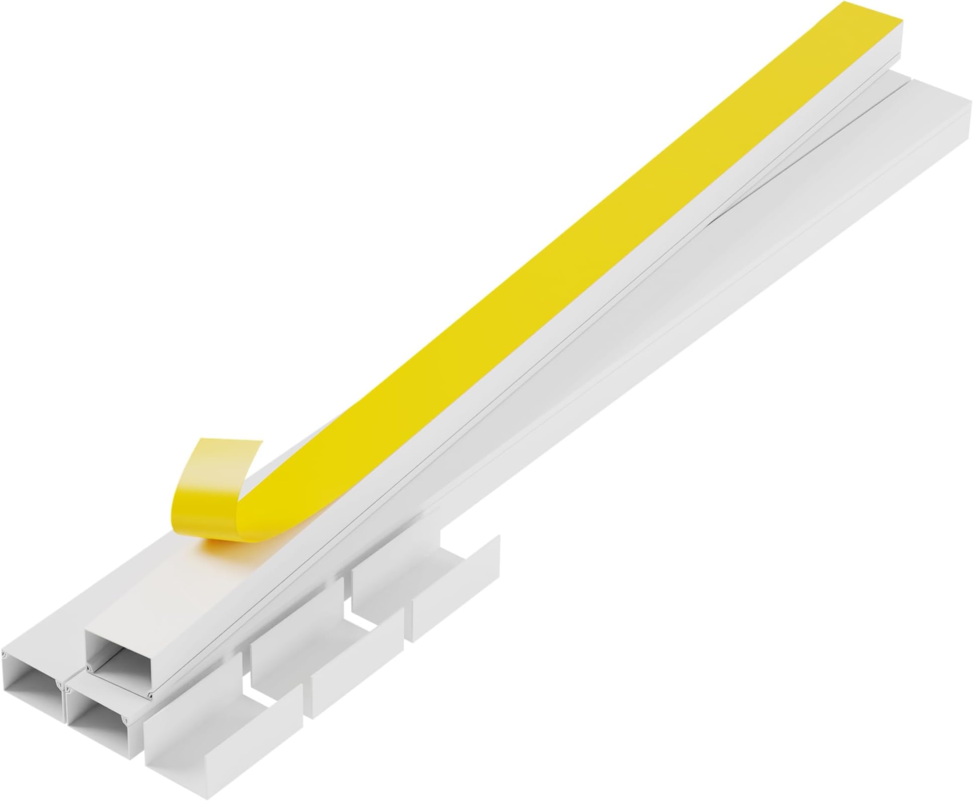 Amazon.com: Grey Cable Raceways 4PCS On-Wall Cord Cover Paintable ...