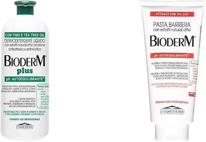 BioDerm Plus Timo Dermodetergente Antibatterico Arricchito con Timo e ...