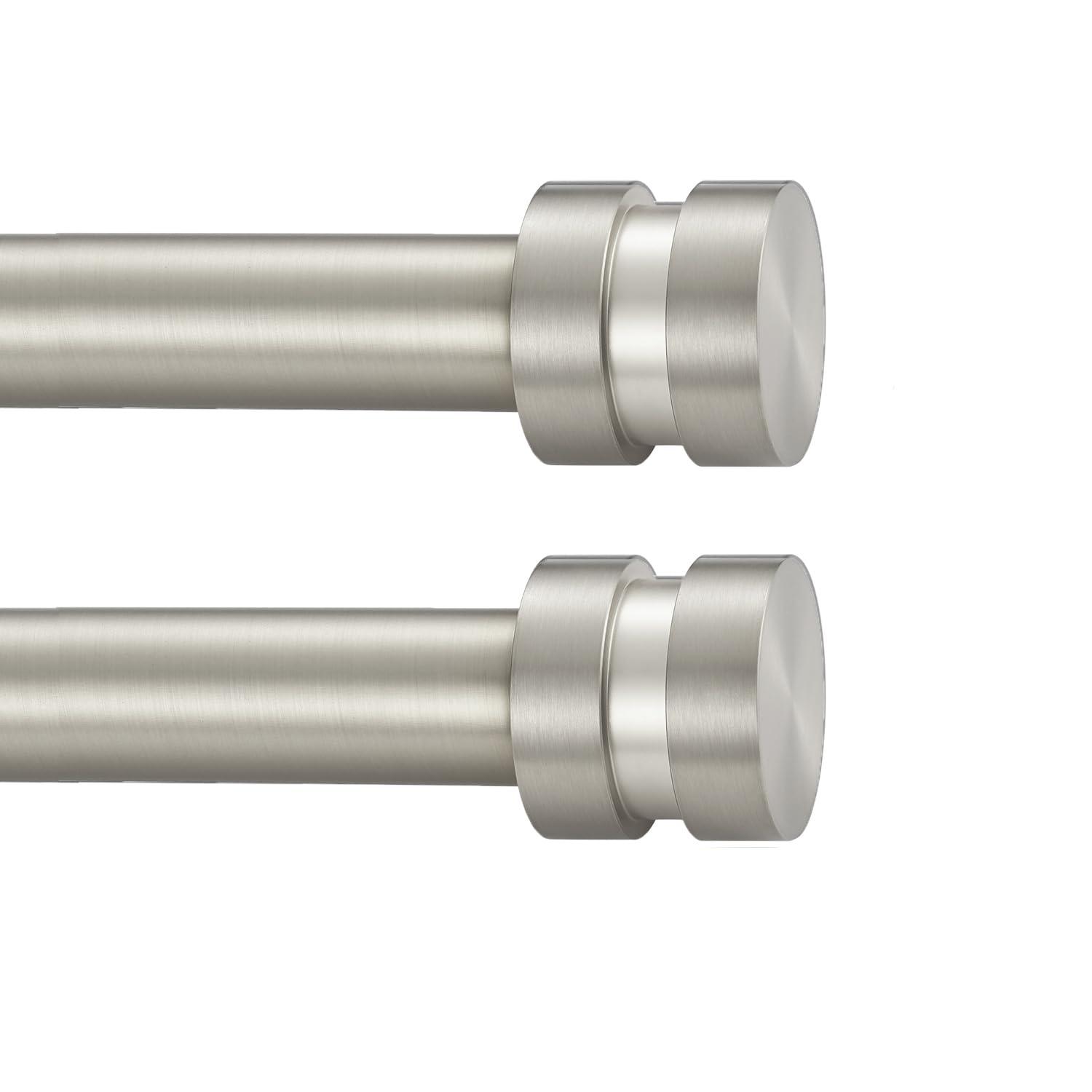 Amazon.com: 2 Pack Single Curtain Rods, 1Inch Diameter Telescoping ...