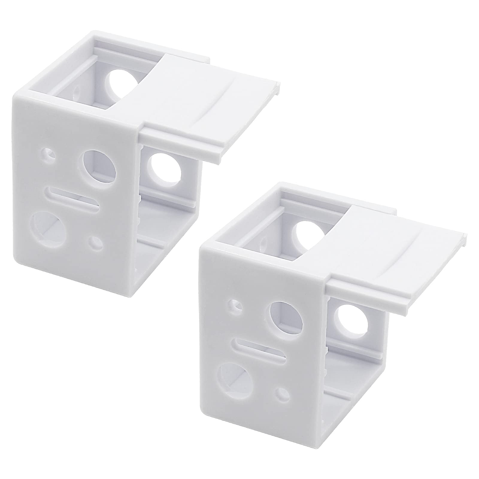 Internal Blinds 6-Pack 1" White Plastic Blind Brackets - Window ...