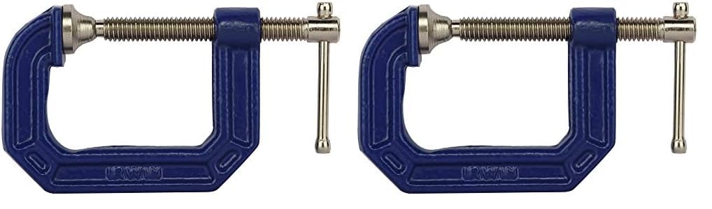 IRWIN Tools QUICK-GRIP C-Clamp, 1 1/2-inch, 1 1/2-inch Throat Depth ...