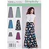 Simplicity Sewing Pattern 1069: Misses' Wide Leg Pants or Shorts ...