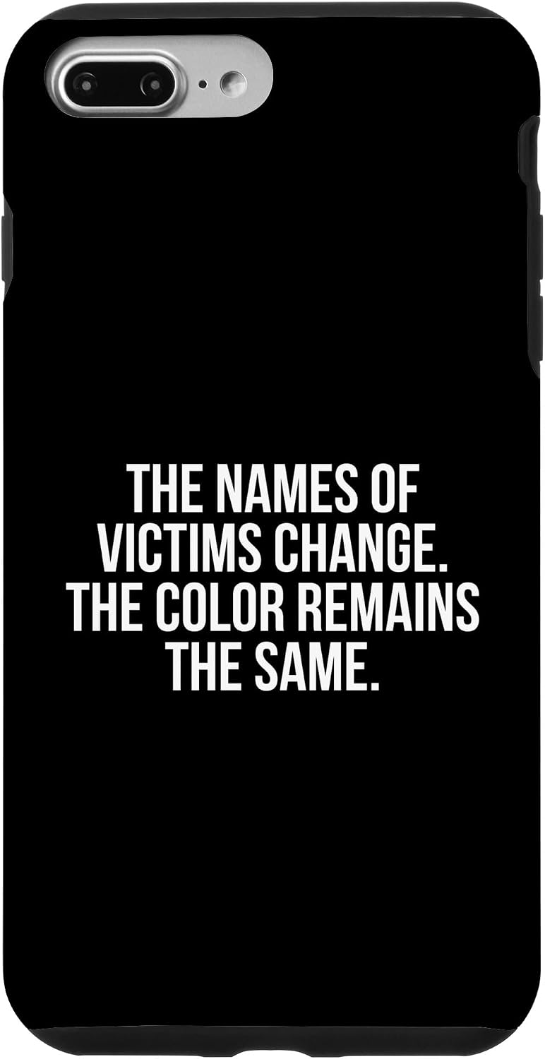 Amazon.com: iPhone 7 Plus/8 Plus The Names Of Victims Change The Color ...