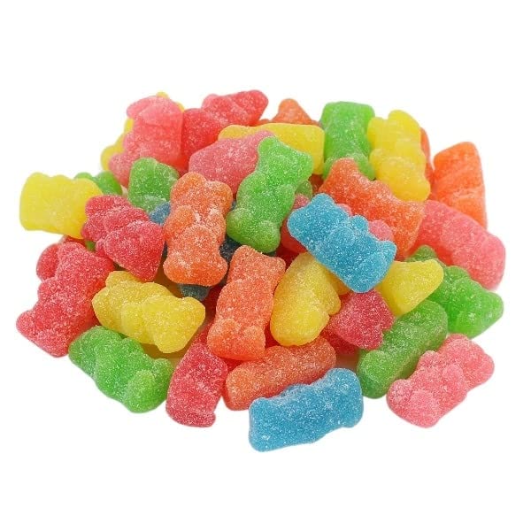 Amazon.com : NY SPICE SHOP Neon Gummy Bears - Gummi Bears Neon - Neon ...
