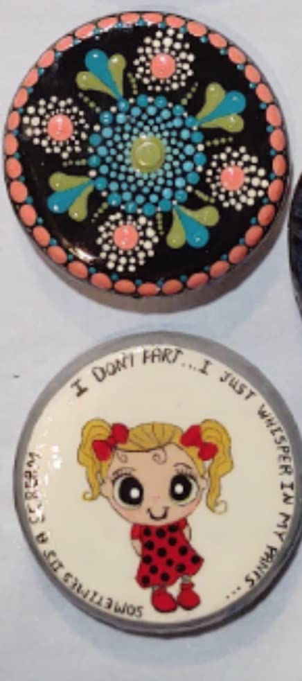 Amazon.com: 25 Round Stones for Rock Painting – Bulk 3.15” inch ...