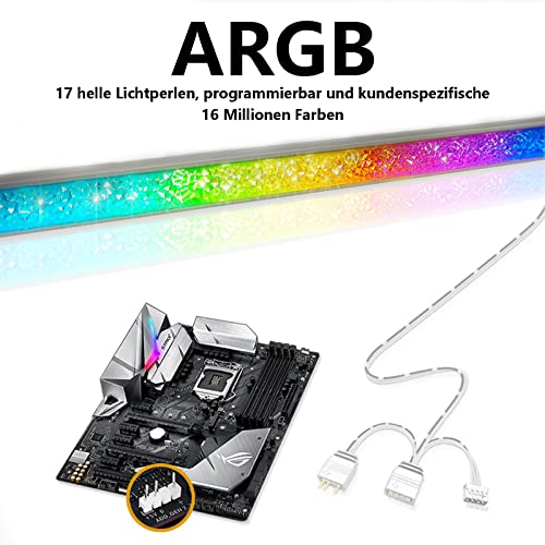 GERUI ARGB Case Light Strip 5v, Sound Effect Synchronous LED Broken ...