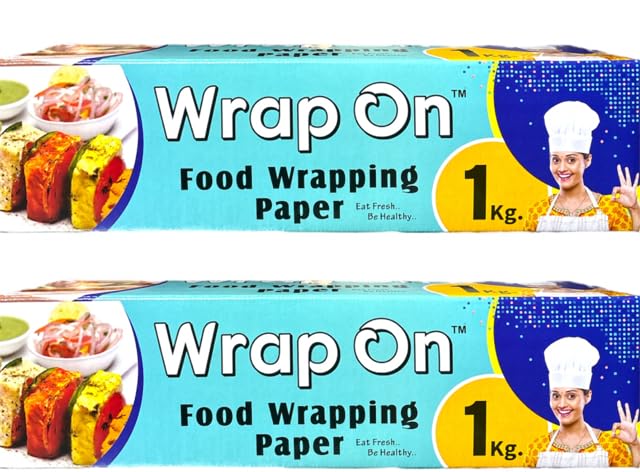 Wrap On Butter Paper Roll for Roti 1 kg Net, Extra Premium, Perfect ...