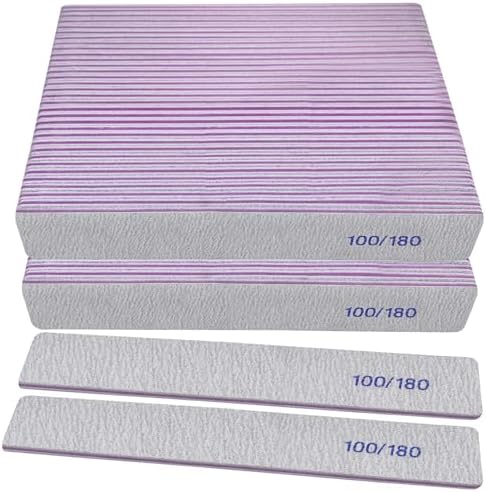 Amazon.com : 80/80 Grit Nail Files, Emery Boards Nail File for Acrylic ...