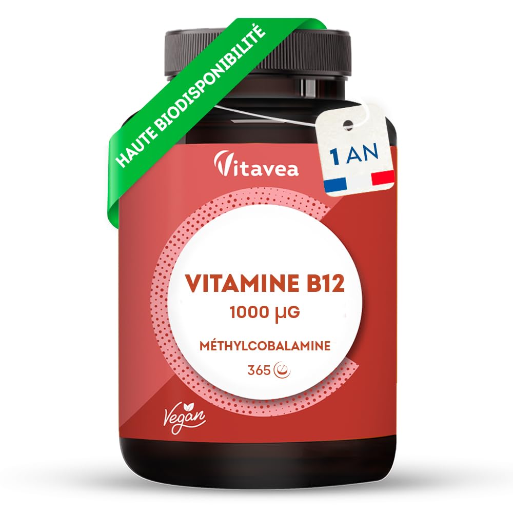 Vitamine B12, 1 000 µg - Vegan & Végétarien - Méthylcobalamine Pure ...