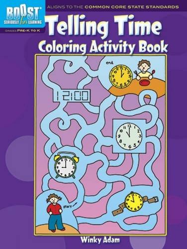 Amazon.com: BOOST Telling Time Coloring Activity Book (BOOST ...