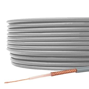 Amazon | フジクラ 3D-2V (3D2V) 同軸ケーブル 100m 1巻 グレー KH | 同軸ケーブル | 産業・研究開発用品 通販