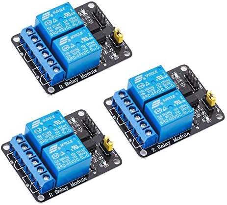 REES52 2 Channel DC 5V Relay Module for A rduino UNO R3 DSP ARM PIC AVR ...