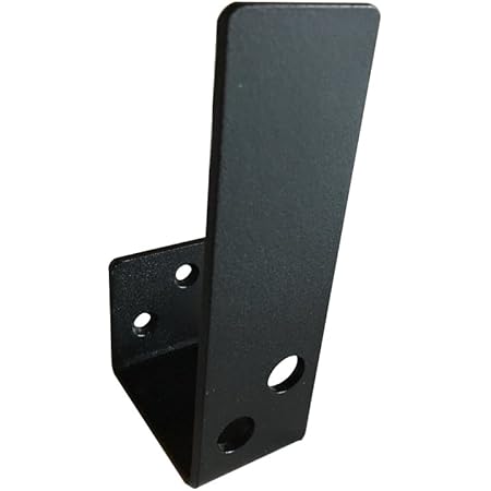 2x4 Door Barricade Brackets (2 pcs) | Drop Open Bar Holder Steel U ...