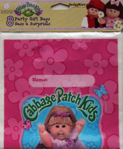 Amazon.com: Cabbage Patch Kids - Party Supplies - Loot Bags (8 Count ...