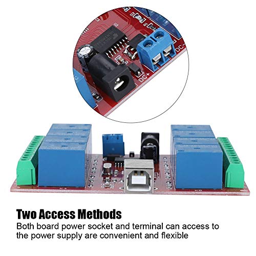 8 Channel Relay Module, Usb Control Switch 8-Channel 5V Computer Usb ...