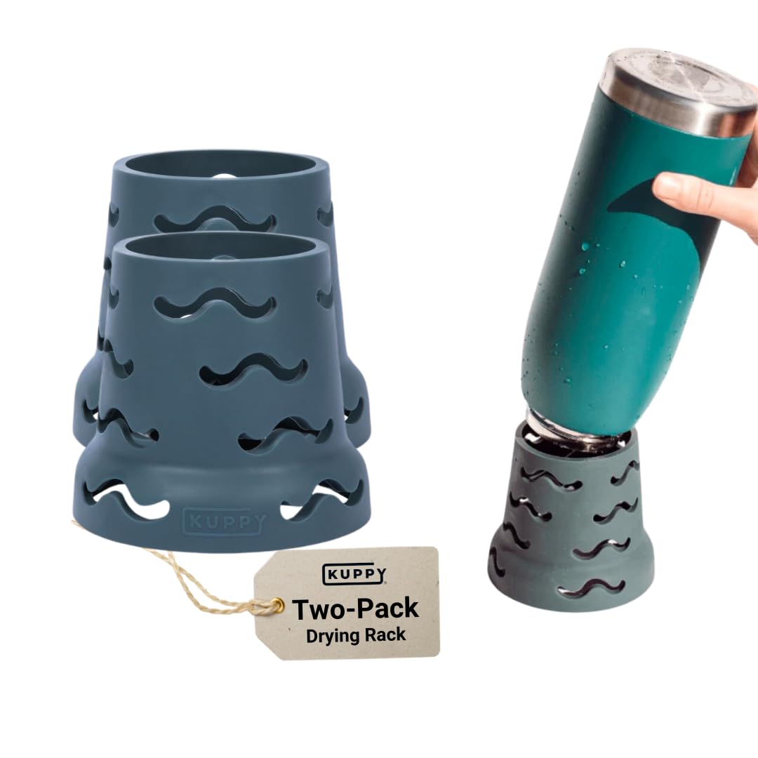 Amazon.com: Kuppy Silicone Water Bottle Drying Rack, Dry Stanley ...