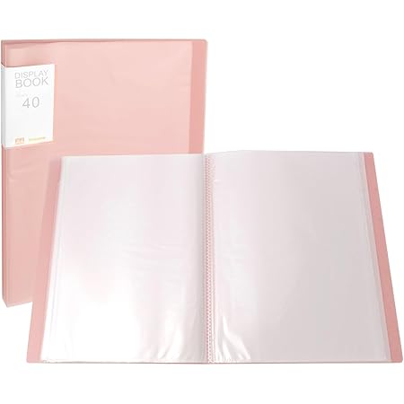 Amazon.com : PATIKIL 9.4x12.2" Binders with Plastic Sleeve, PP 40 ...