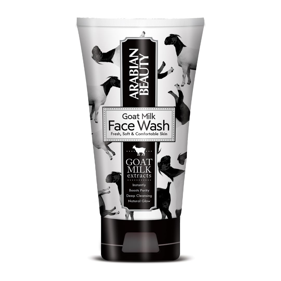 Arabian Beauty Goat Milk Face Wash 120ml - Nourishing Cleanser for ...