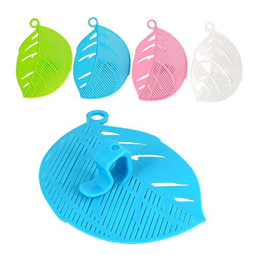 Buy EasyBuy India Pink : Plastic Leaf Shape Rice Wash Sieve with Clip ...