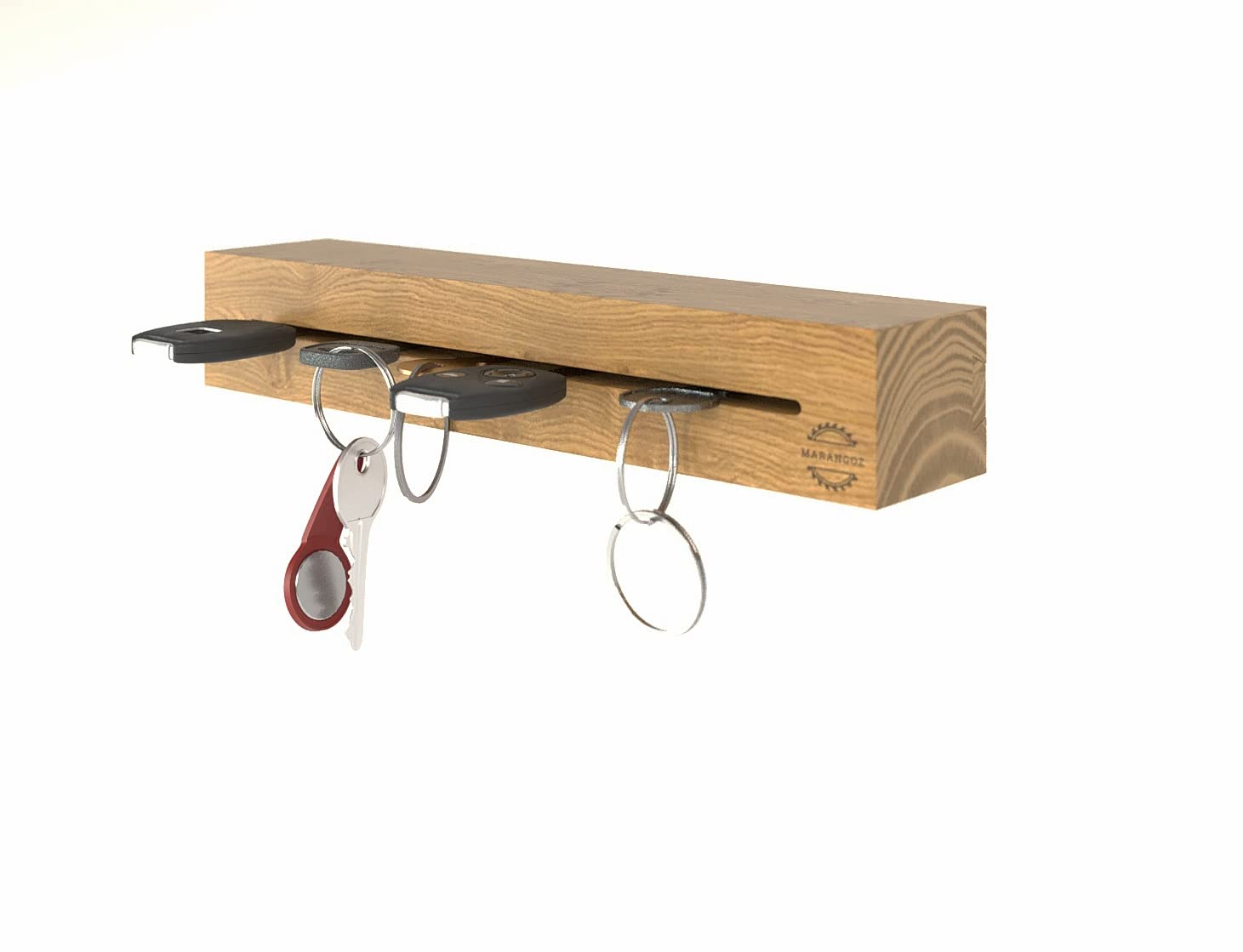 Amazon.com: Solid Ash Key Rack, Key Holder Handmade, Key Holder ...