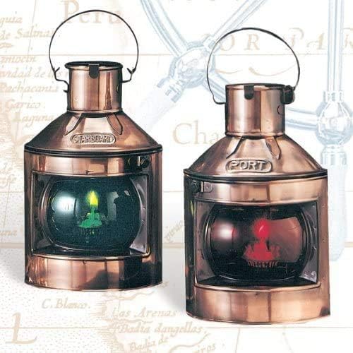 Amazon.com: DRH Port & Starboard Oil Lamps - Nautical Wall Lamps ...