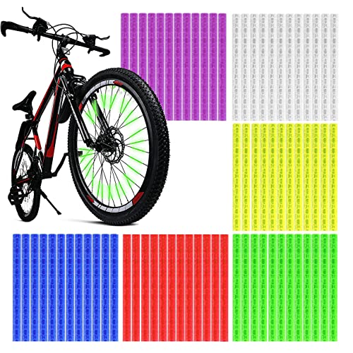 72 Pieces Reflective Strips for Bicycle Wheels, Visibility Spoke ...