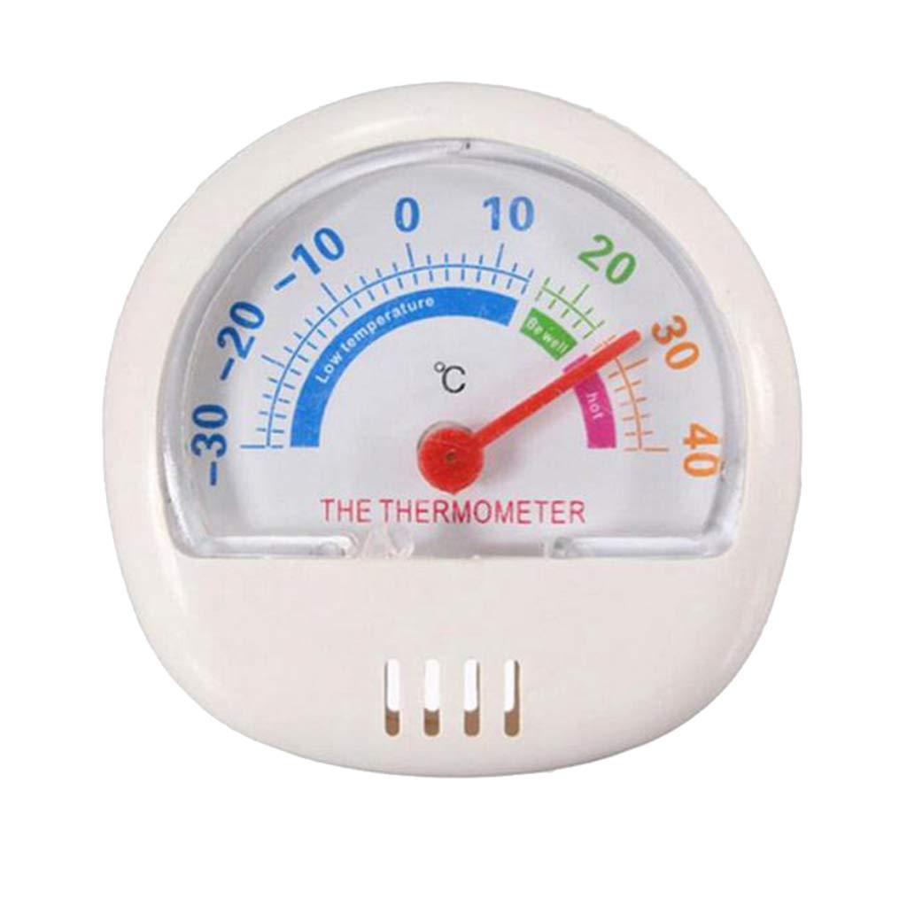 Losa Kitchen Craft ABS Refrigerator & Freezer Dial Thermometer White ...