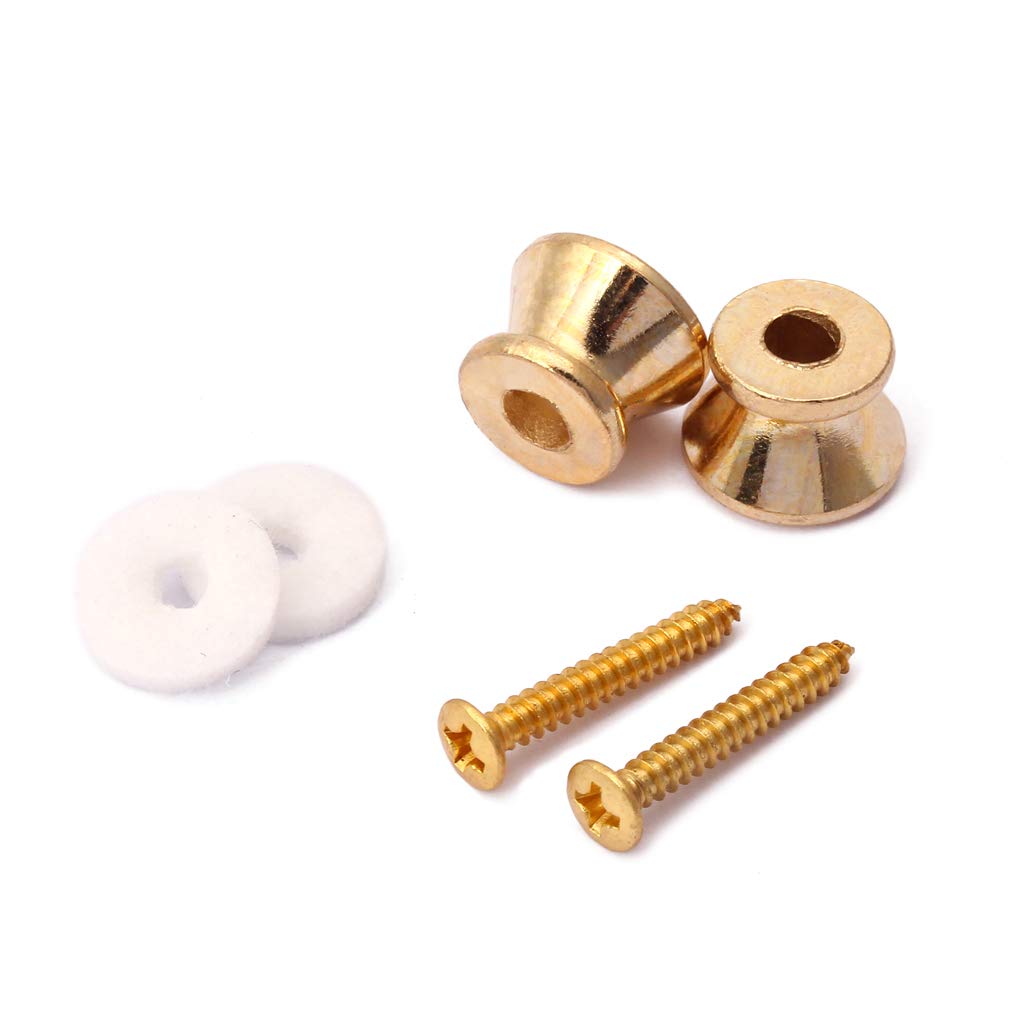 Snapklik.com : Electric Guitar Strap Buttons Pins Metal EndStrap Locks ...