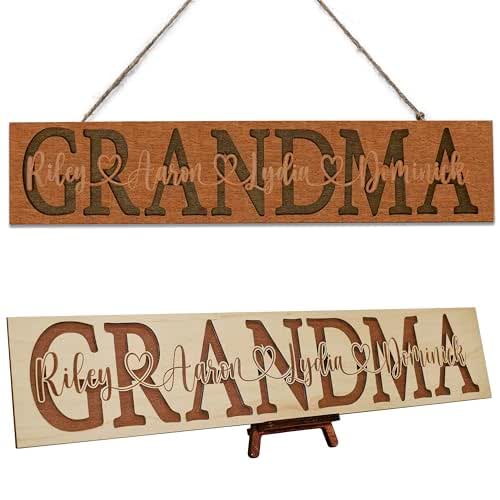 Amazon.com: Personalized Gifts for Grandma from Grandkids - Customized ...
