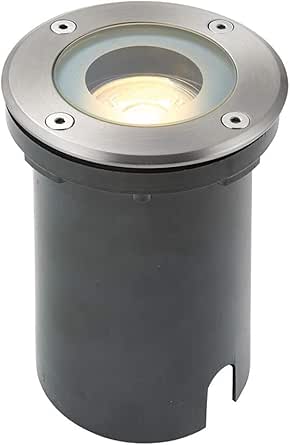 50W Round Polished Stainless Steel Outdoor Garden Pathway IP65 Recessed ...