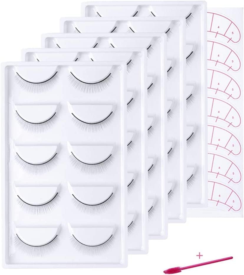 Amazon.com: 25 Pairs Practice Lashes for Lash Extensions Supplies ...