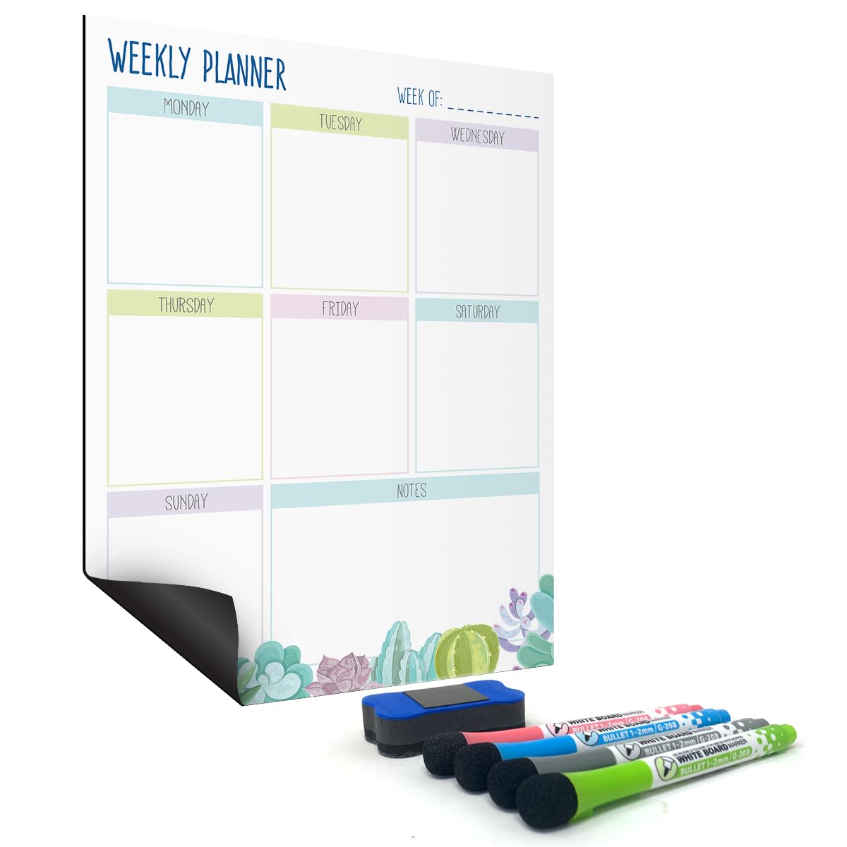 Joeji's A3 Large Magnetic Weekly Planner Whiteboard Organiser - Easy ...