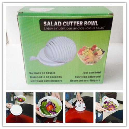 Generic Box : 2017 Hot Sale salad cutter bowl Salad Maker make your ...