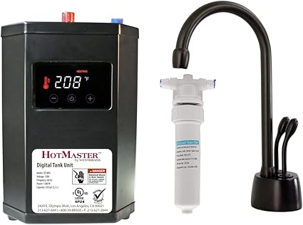 Amazon.com: Westbrass DT1F272-12 Develosah 9" 2-Handle Instant Hot and ...