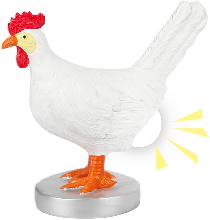 LRXUMN Chicken Lamp,3D Chicken Egg Lamp,Lifelike Resin LED Chicken Egg ...