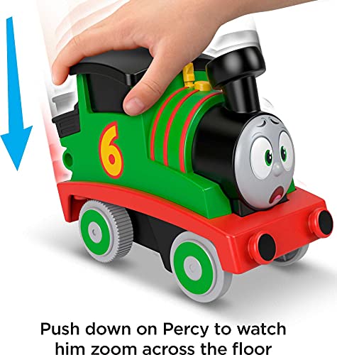 Fisher-Price Thomas & Friends Press n’ Go Stunt Train Engine Percy ...