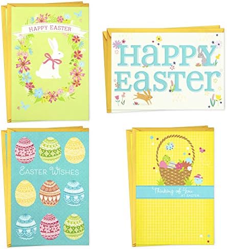 Hallmark Easter Cards Assortment, Easter Wishes (8 Cards with Envelopes ...