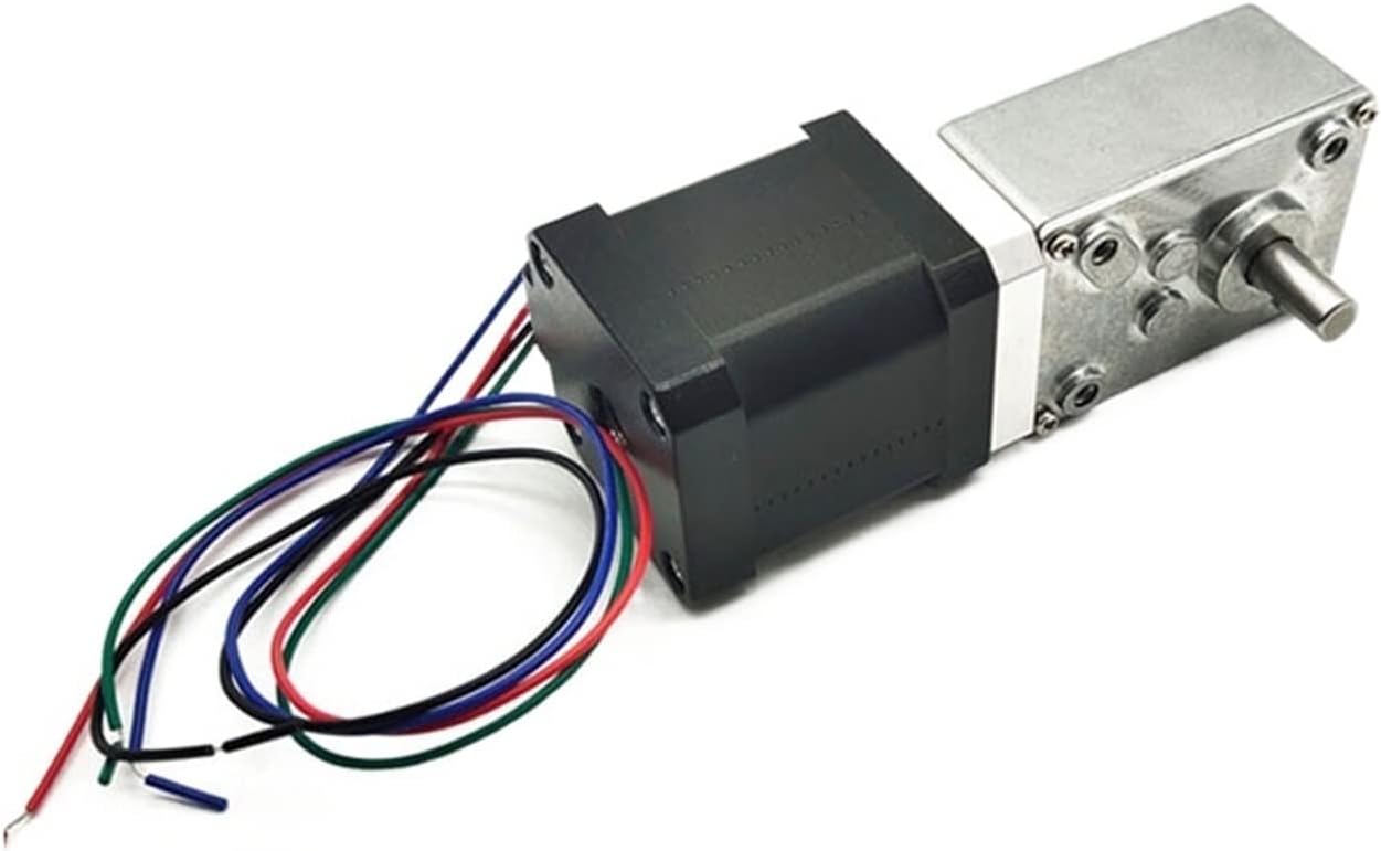 Stepper Motor 4 2by 12V Stepping Geared Motors 2 4V DC Worm Stepper ...