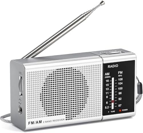 Tendak Radio Portatile FM/AM/SW, Radiolina Portatile con Eccellente Ricezione, Alimentata da ...