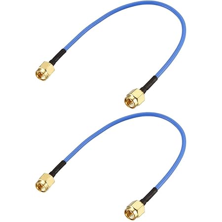 Amazon.com: uxcell SMA Male to SMA Male Coaxial Cable 50 ohm 10 feet RG174 2pcs : Electronics