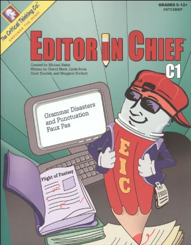 Editor in Chief C SET-C1 and C2 (Grammar Disasters and Punctuation Faux ...