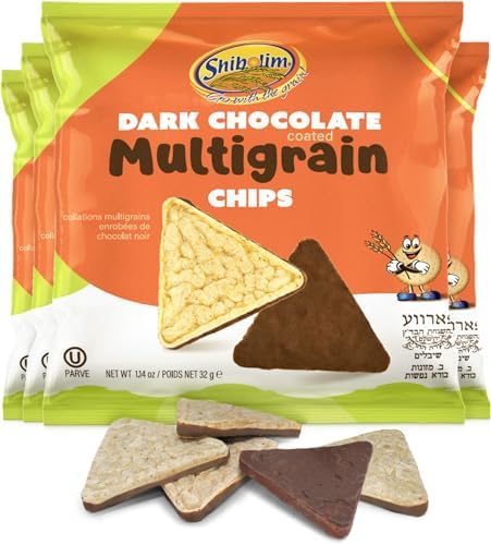 Amazon.com: Shibolim Multigrain Dark Chocolate Covered Rice Chips, 1 ...