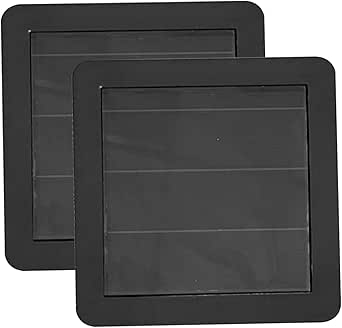 Amazon.com: 2 Pack Solar Light Replacement Top, Square Solar Lantern ...