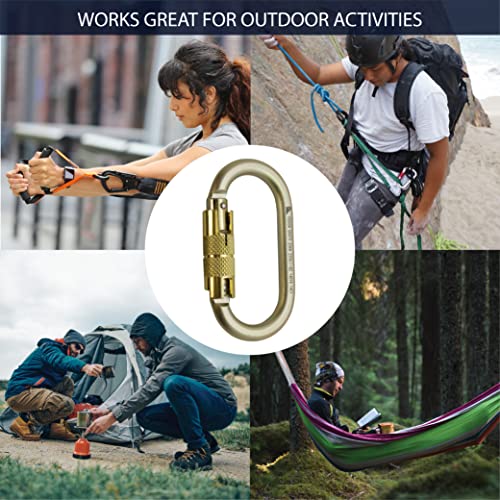 Snapklik.com : OVATTI AUTO LOCK Carabiner - Industrial-Grade Steel ...