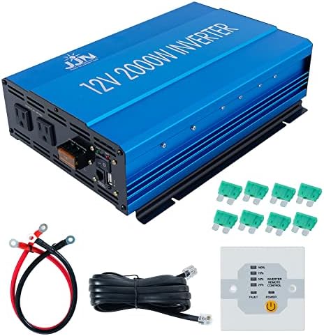 Amazon.com: JJN Power Inverter 2000 Watt Modified Sine Wave Inverter ...